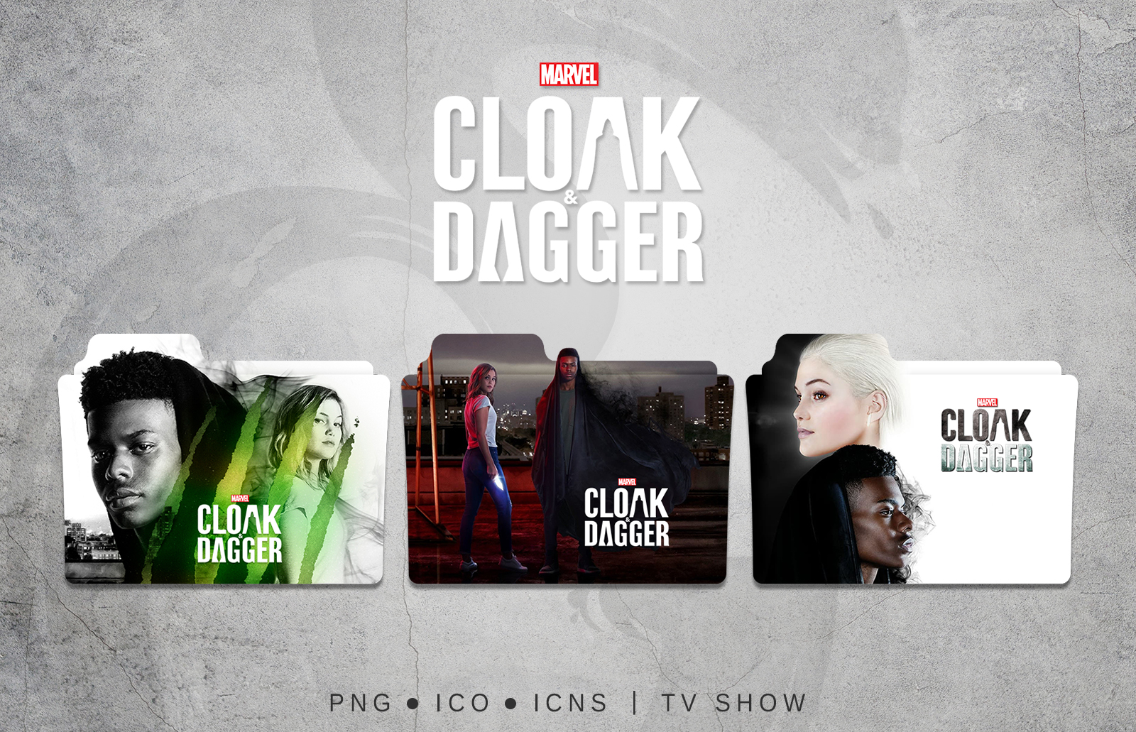 Marvel's Cloak and Dagger Folder Icon by Eanzito on DeviantArt
