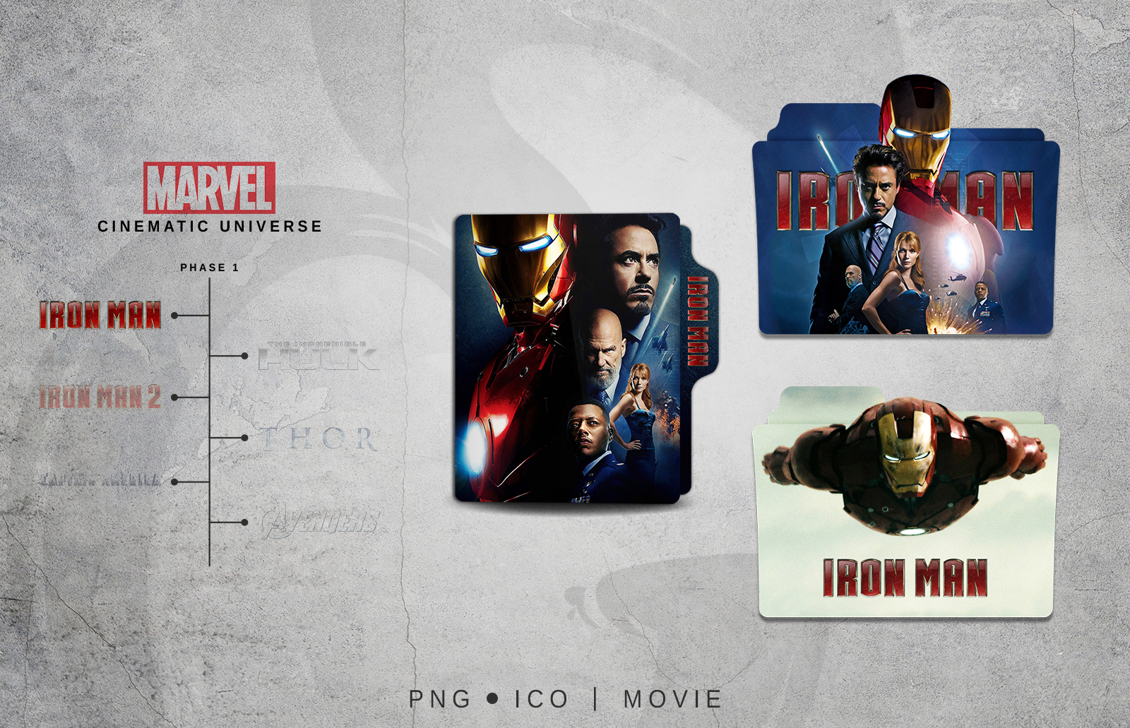 Iron Man Folder Icon by Eanzito on DeviantArt