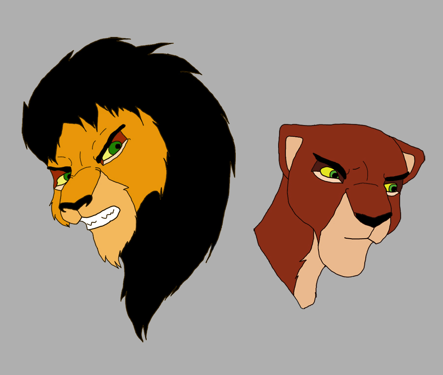 Ahadi and Uru by JeffnaBooots on DeviantArt