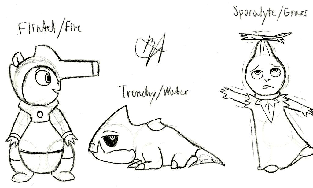 My Pokemon Starters by Chigiri16 on DeviantArt