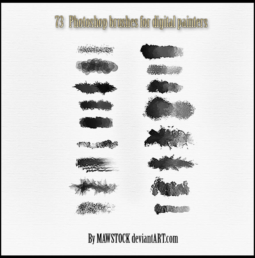 73 PS BRUSHES by mawstock on DeviantArt