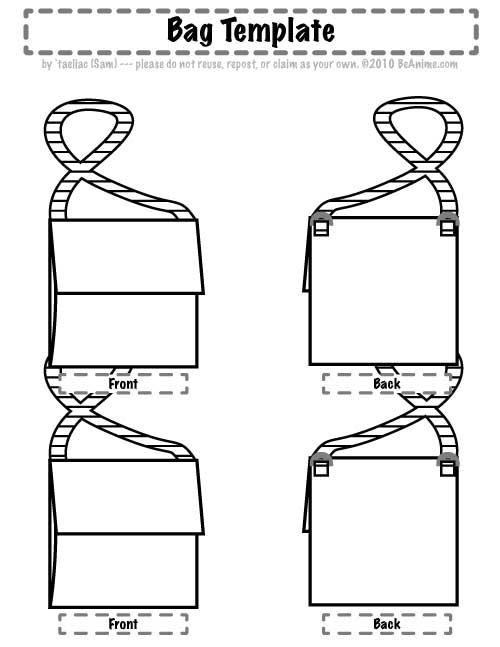 Tutorial: Simple Bag -Template by taeliac on DeviantArt