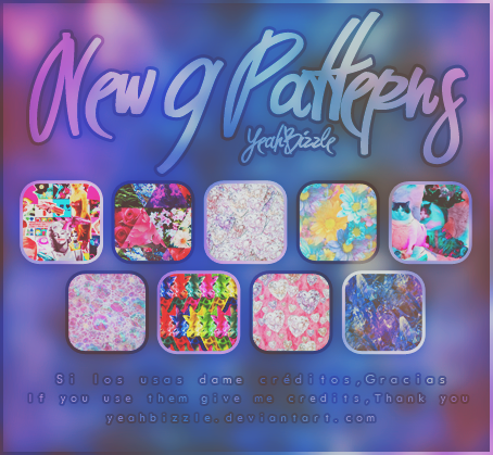 +New 9 Patterns by yeahbizzle on DeviantArt