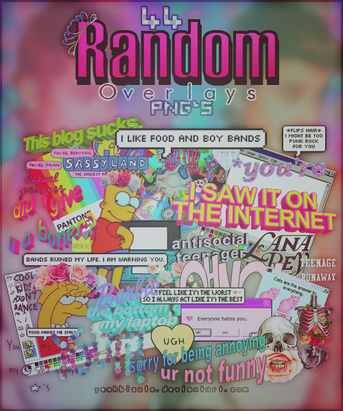 +44 Random Overlays Pngs by yeahbizzle on DeviantArt