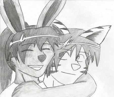 Rocky Hugs Rubix Sketch by MoodyShooter on DeviantArt