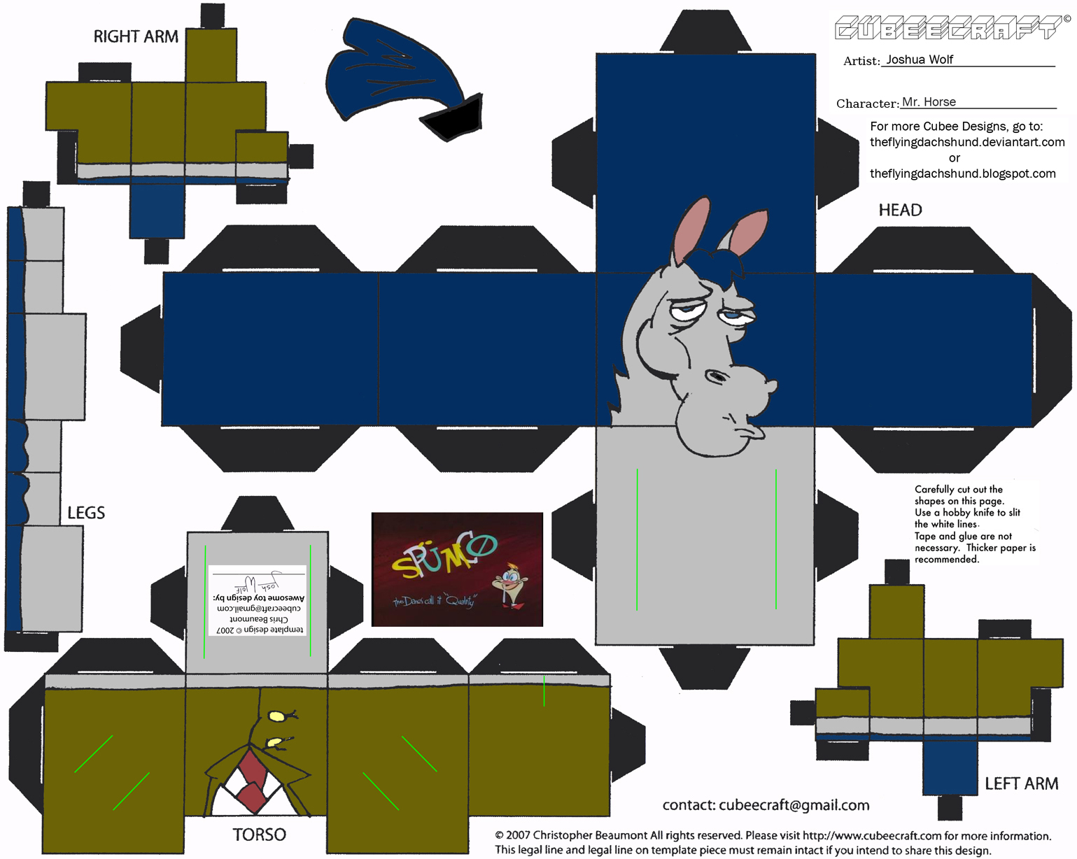 Spumco 1: Mr. Horse Cubee by TheFlyingDachshund on DeviantArt