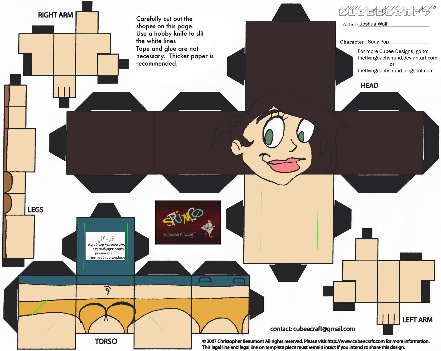 Spumco 1: Sody Pop Cubee by TheFlyingDachshund on DeviantArt