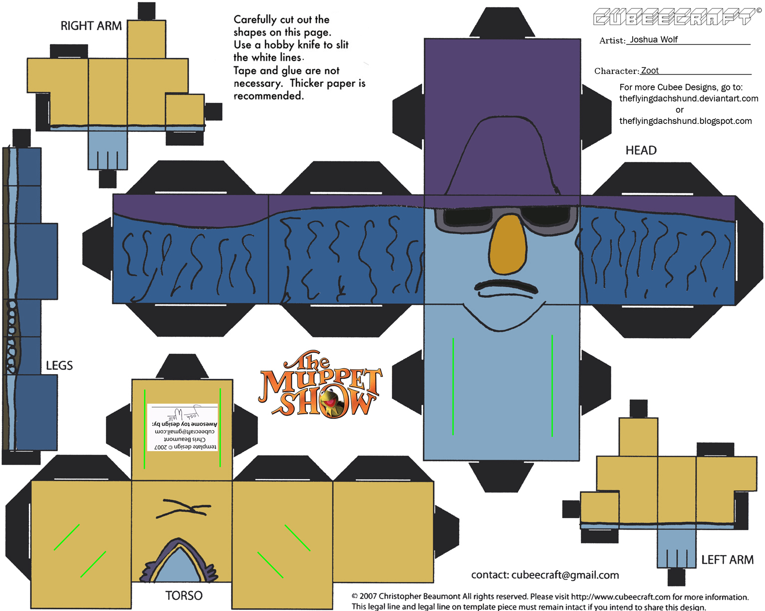 Muppets 4: Zoot Cubee by TheFlyingDachshund on DeviantArt