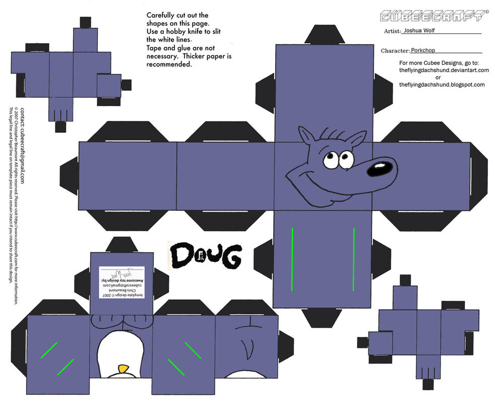 Doug: Porkchop Cubee by TheFlyingDachshund on DeviantArt