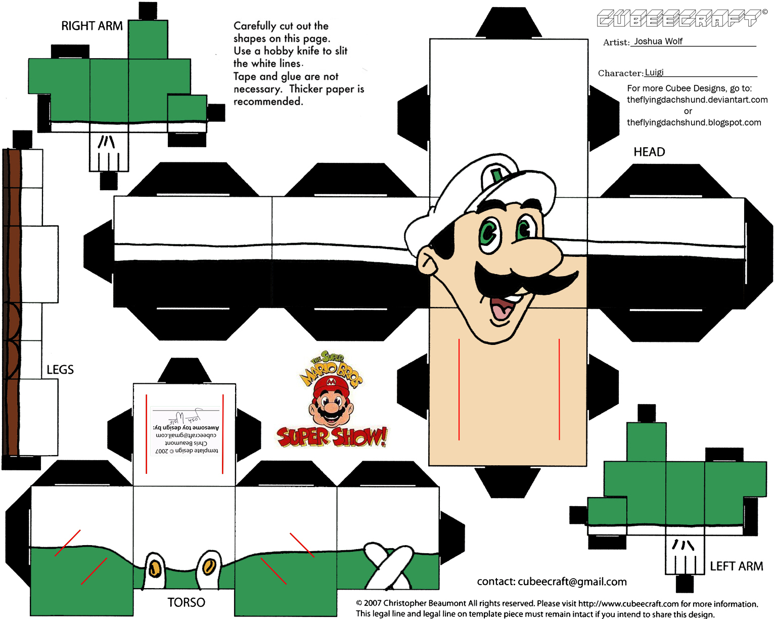 VG 5: Fireball Luigi Cubee by TheFlyingDachshund on DeviantArt