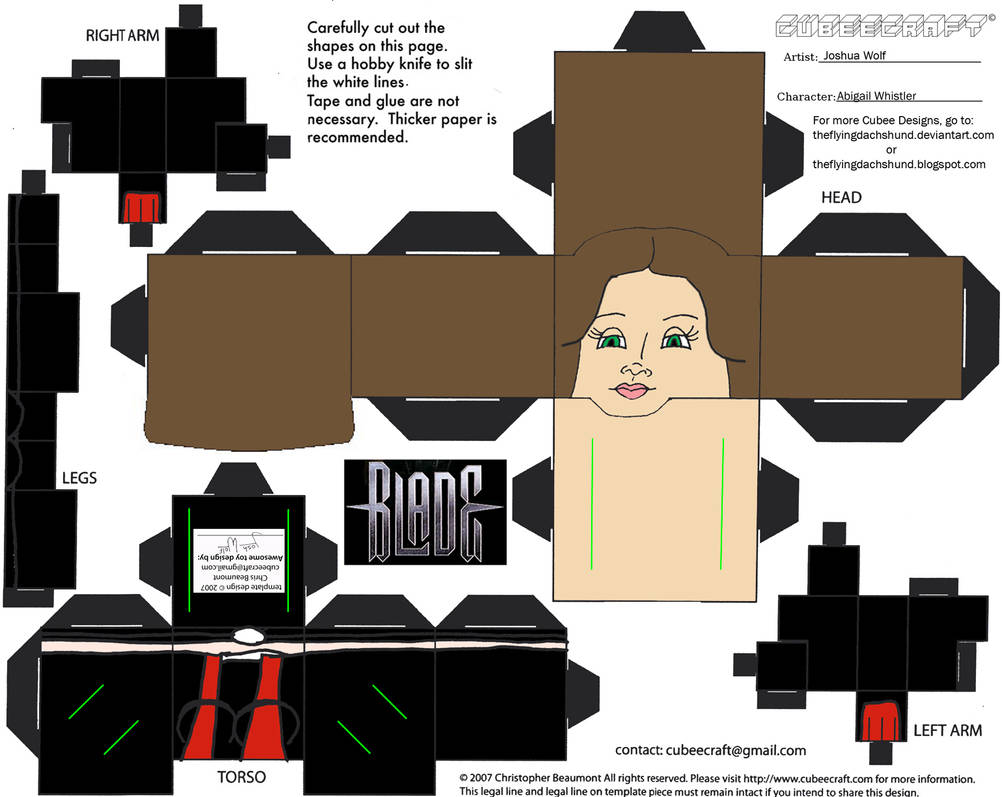 Marvel 2: Abigail Whistler Cubee by TheFlyingDachshund on DeviantArt