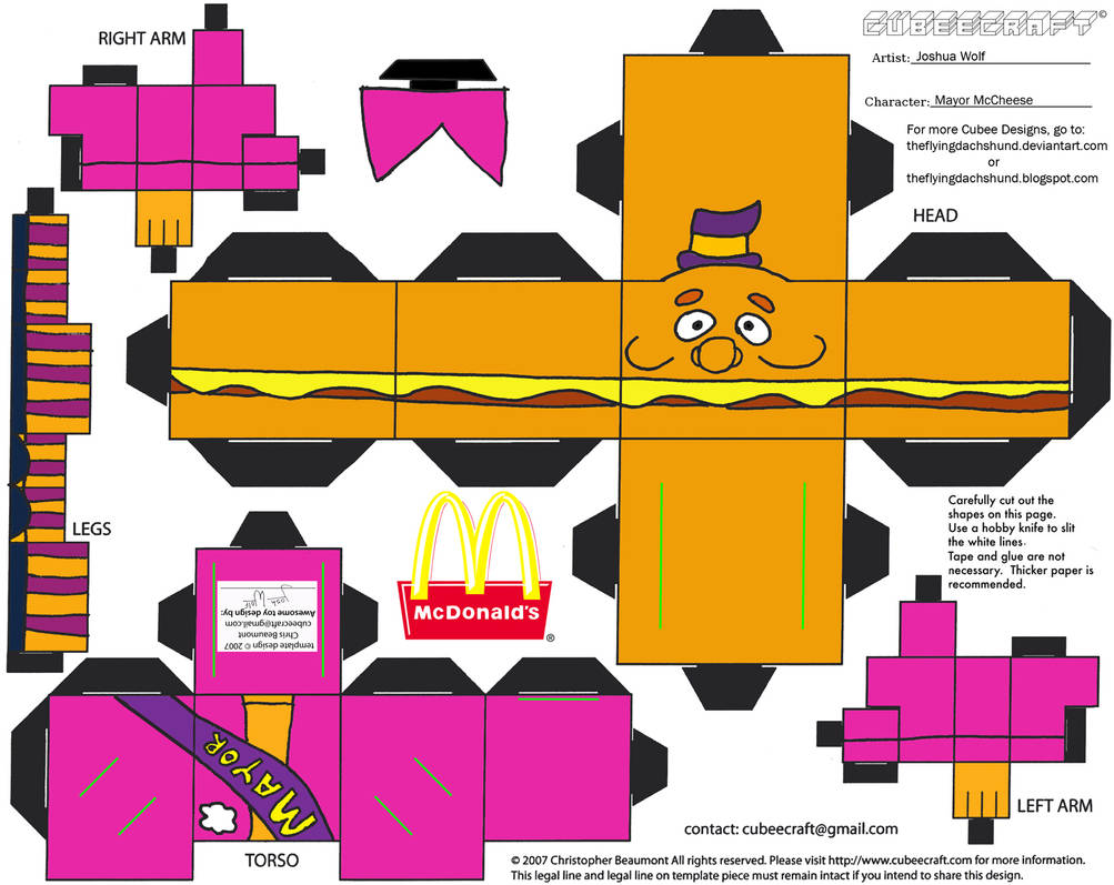 ADV CH 3: Mayor McCheese Cubee by TheFlyingDachshund on DeviantArt