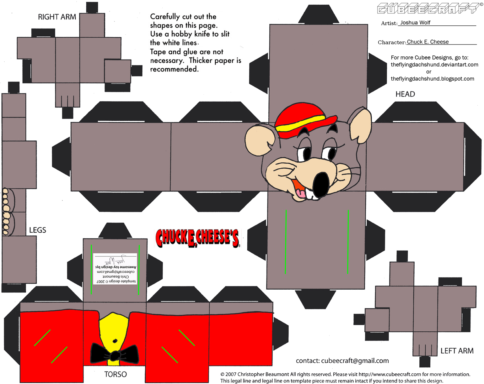 ADV CH15: Chuck E Cheese Cubee by TheFlyingDachshund on DeviantArt