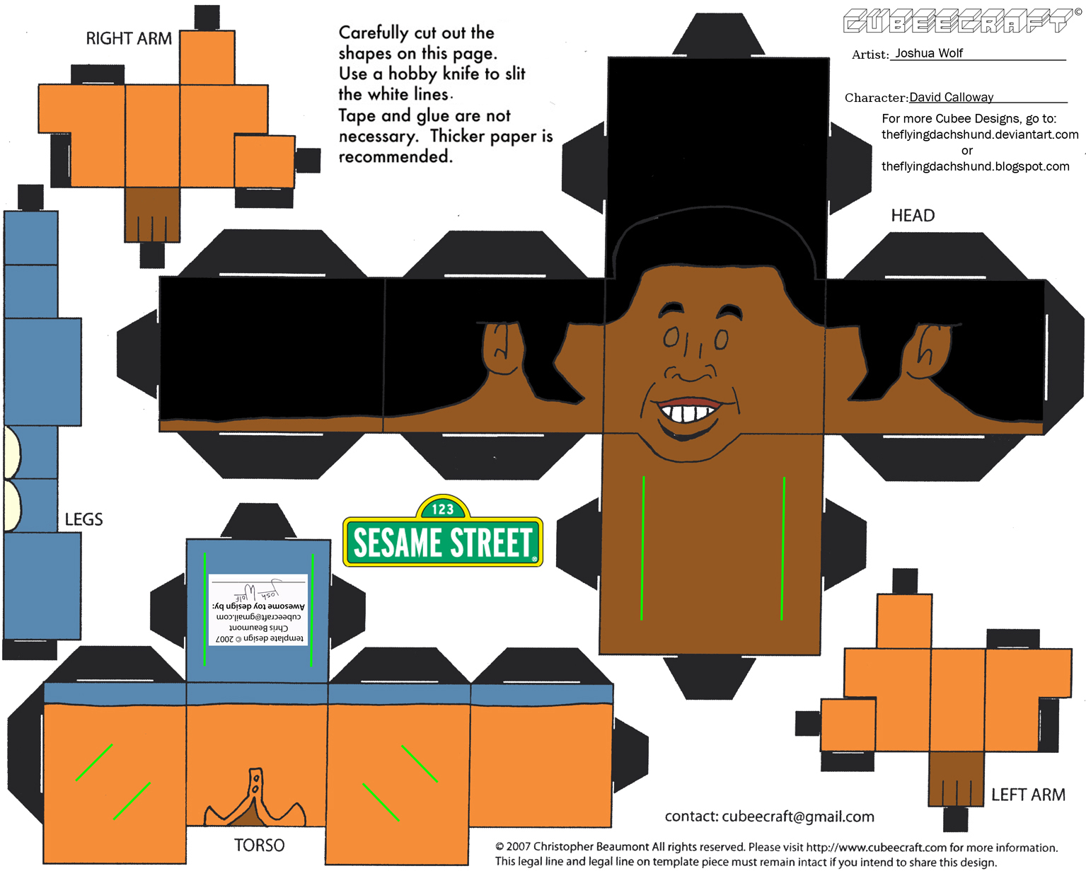 Muppets24: David Calloway Cubee by TheFlyingDachshund on DeviantArt