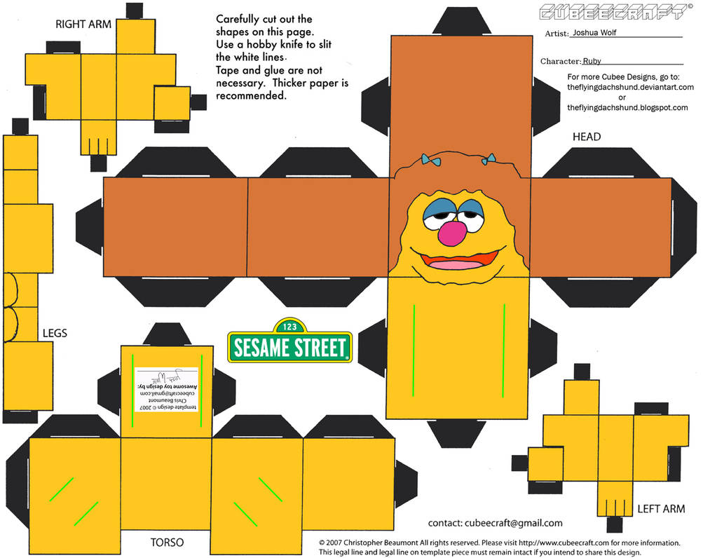 Muppets25: Ruby Cubee by TheFlyingDachshund on DeviantArt