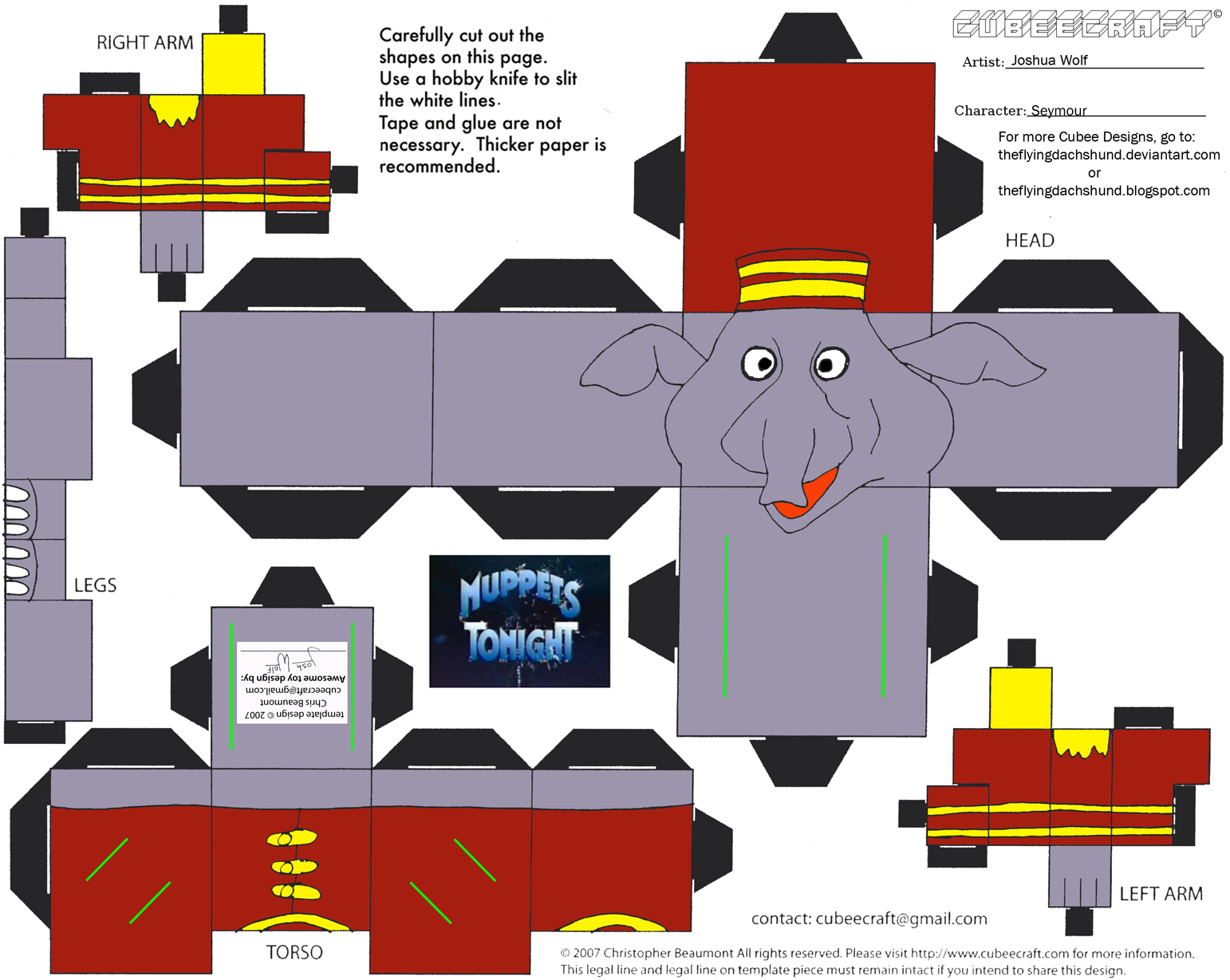 Muppets27: Seymour Cubee by TheFlyingDachshund on DeviantArt