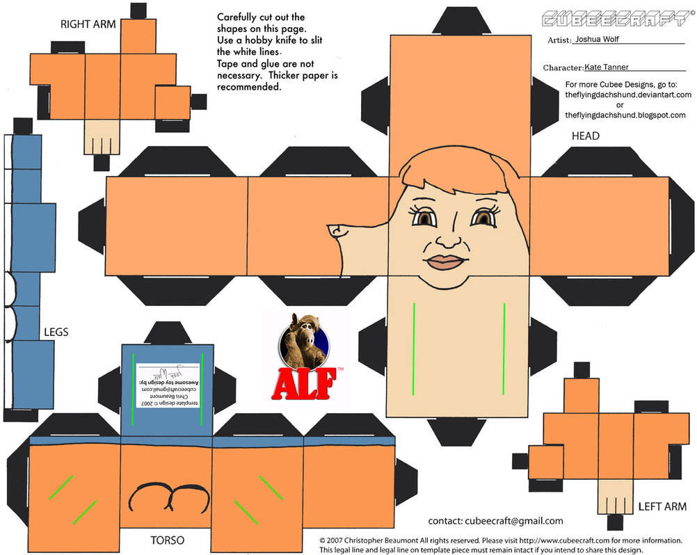 ALF: Kate Tanner Cubee by TheFlyingDachshund on DeviantArt