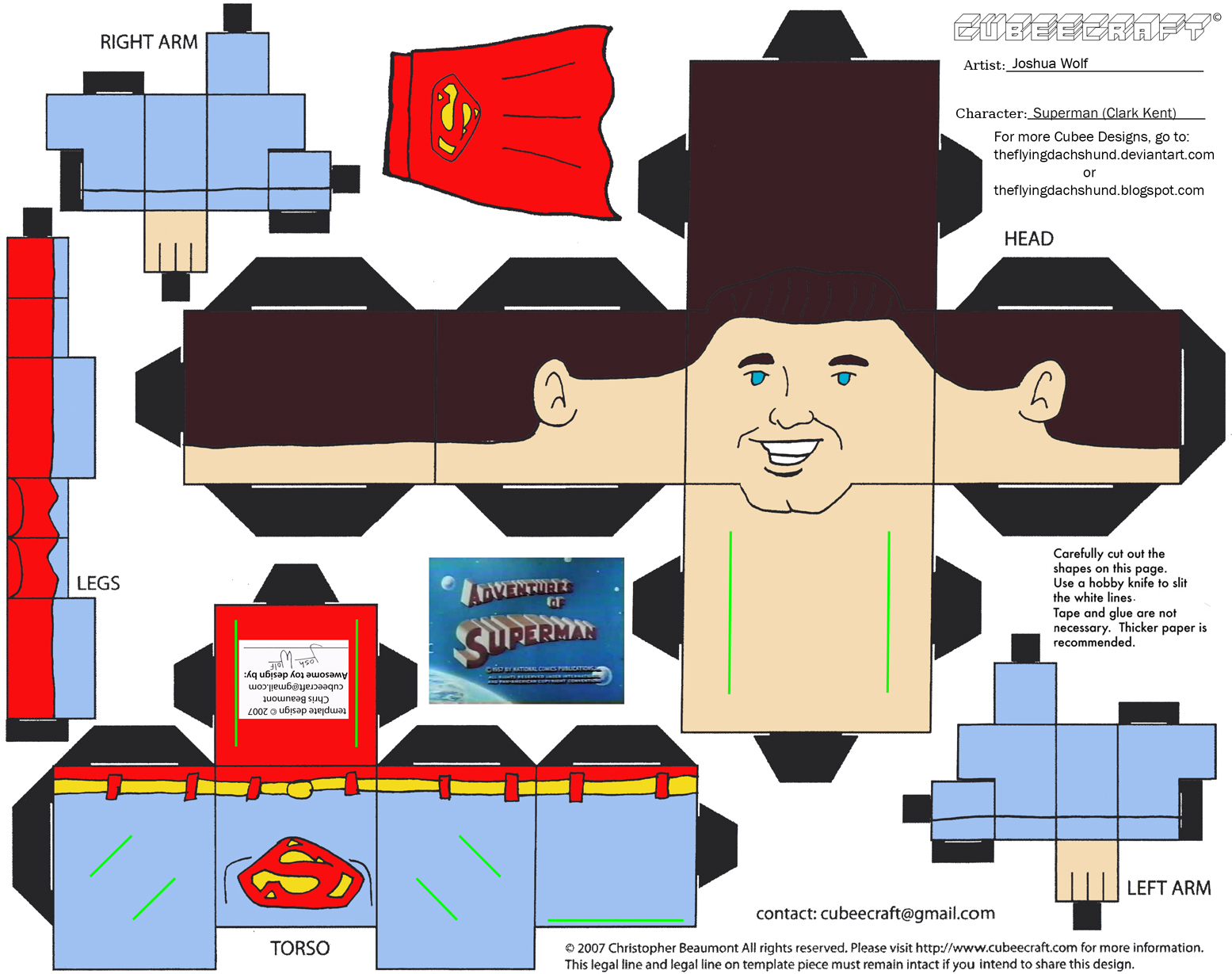 Retro3: Superman Cubee by TheFlyingDachshund on DeviantArt