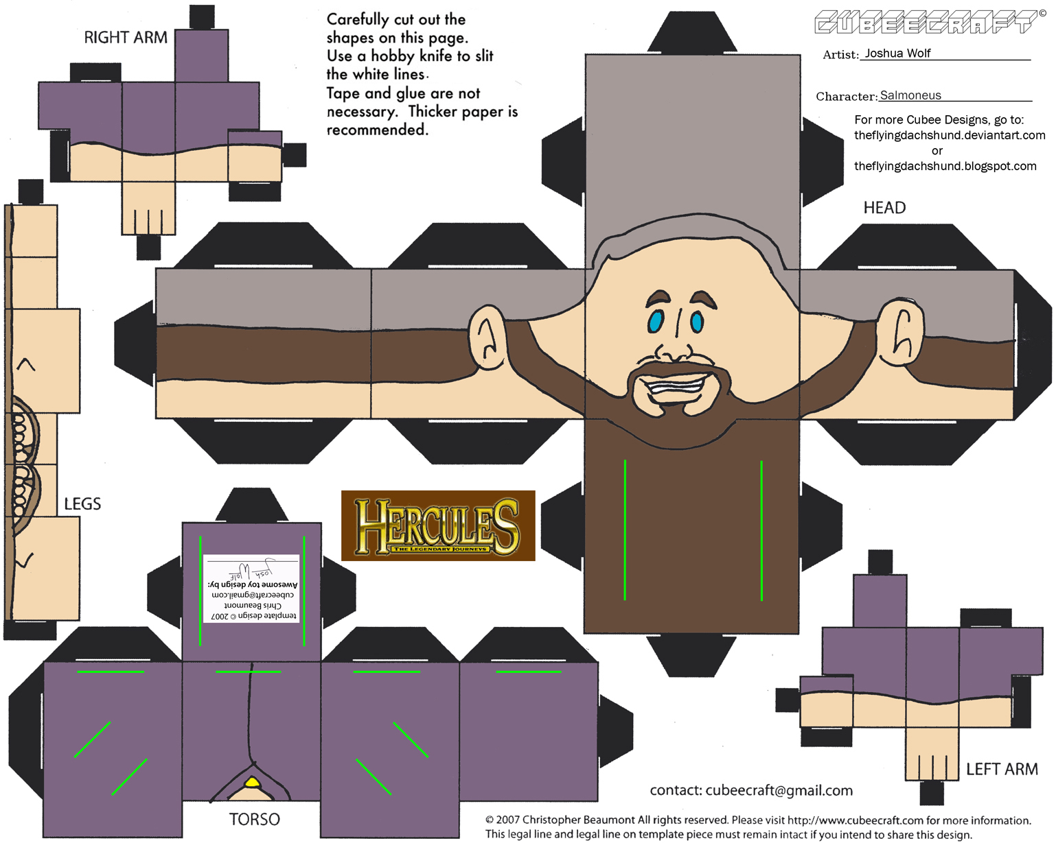 Hercules1: Salmoneus Cubee by TheFlyingDachshund on DeviantArt