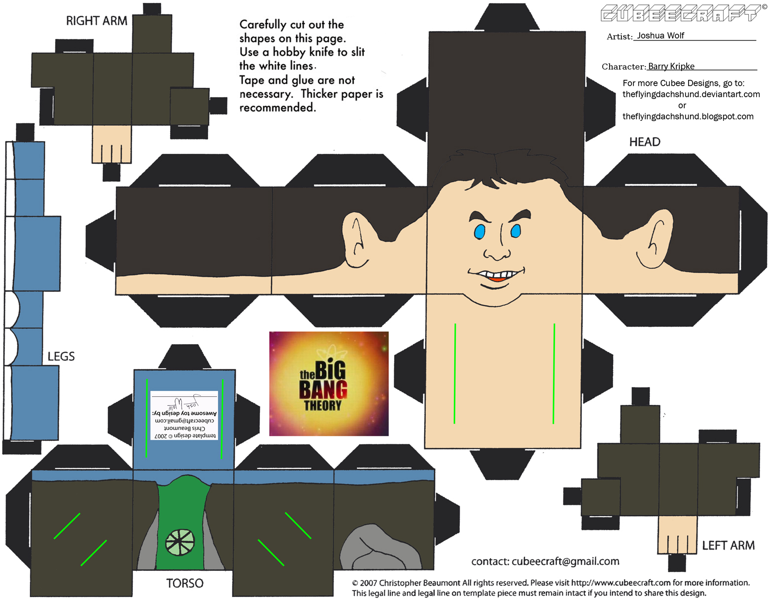BBT3: Barry Kripke Cubee by TheFlyingDachshund on DeviantArt