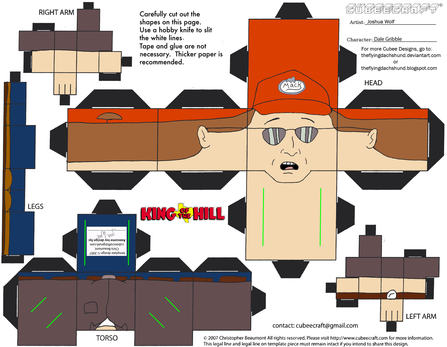 MJC5: Dale Gribble Cubee by TheFlyingDachshund on DeviantArt
