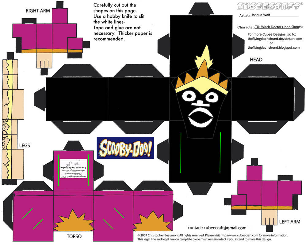 SD4: Tiki Witch Doctor Cubee by TheFlyingDachshund on DeviantArt