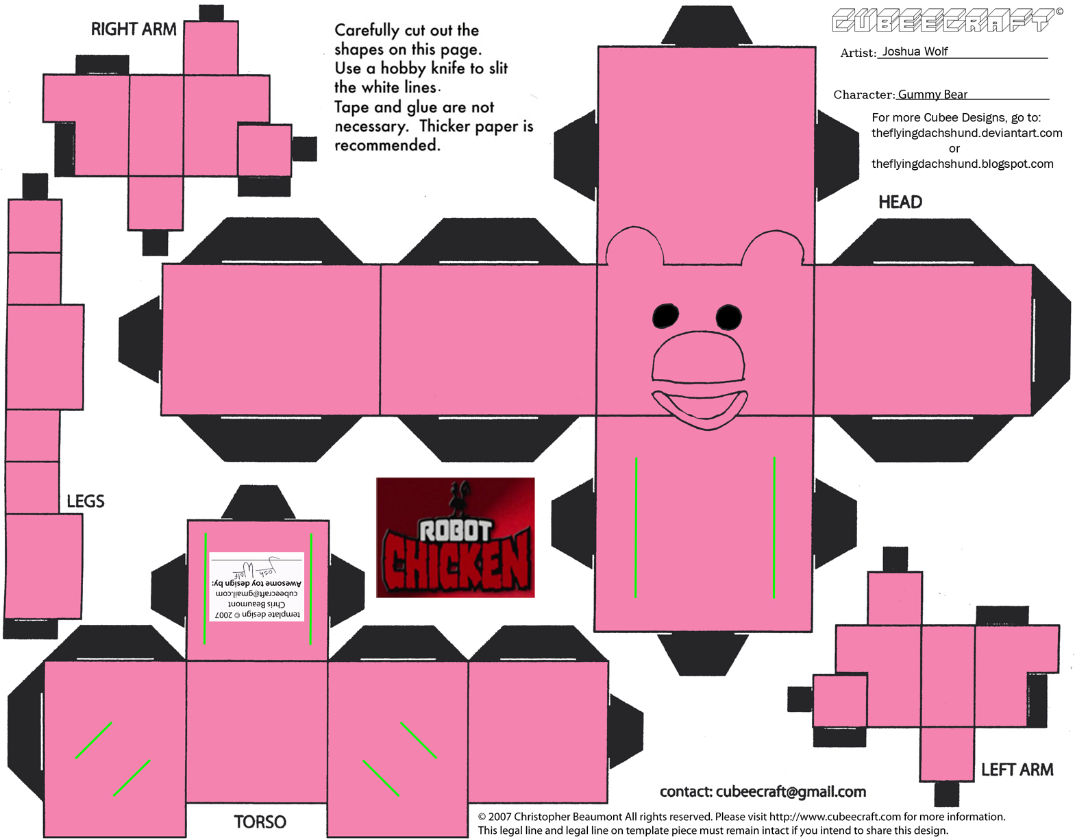 AS12: Gummy Bear Cubee by TheFlyingDachshund on DeviantArt