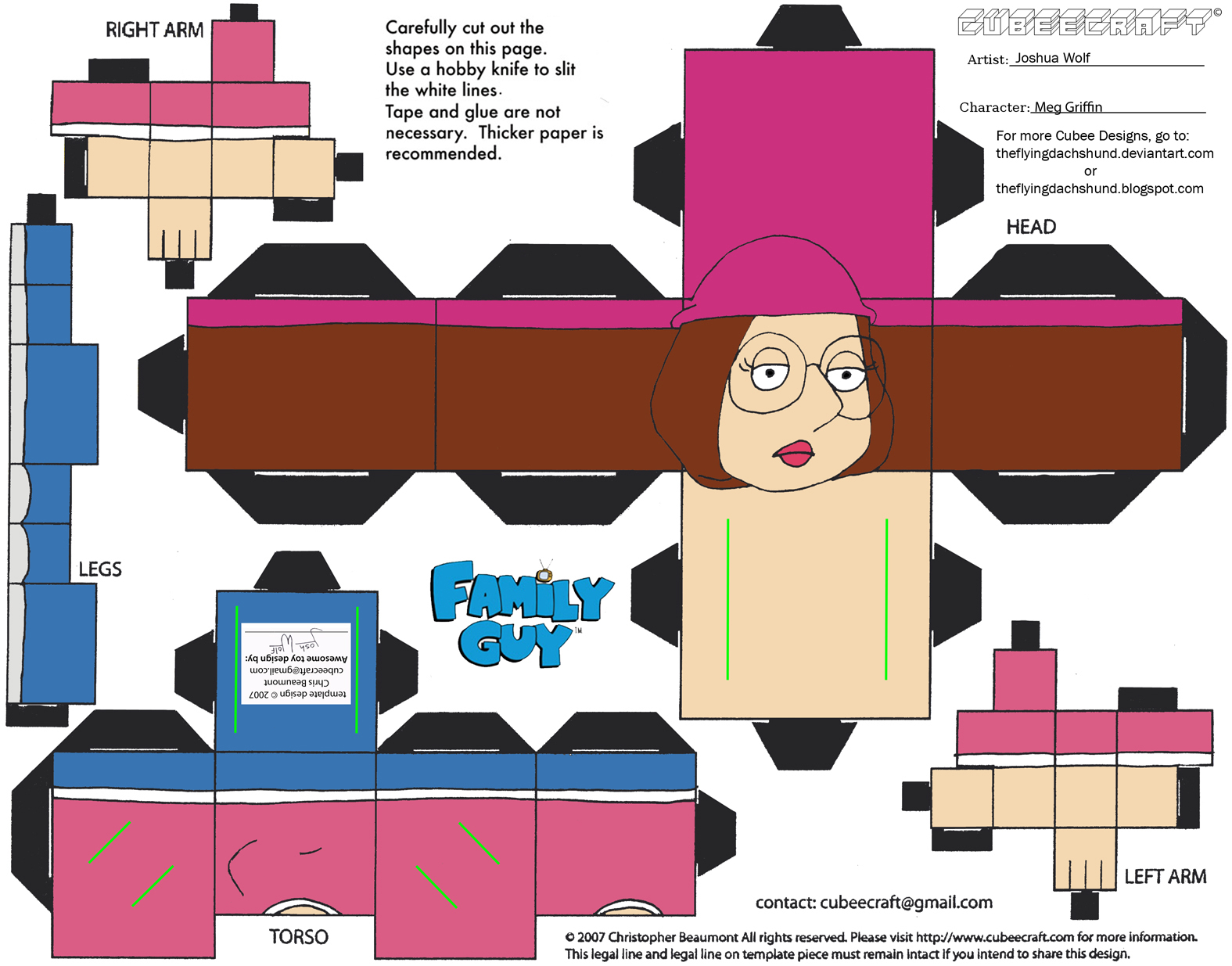 FG1: Meg Griffin Cubee by TheFlyingDachshund on DeviantArt