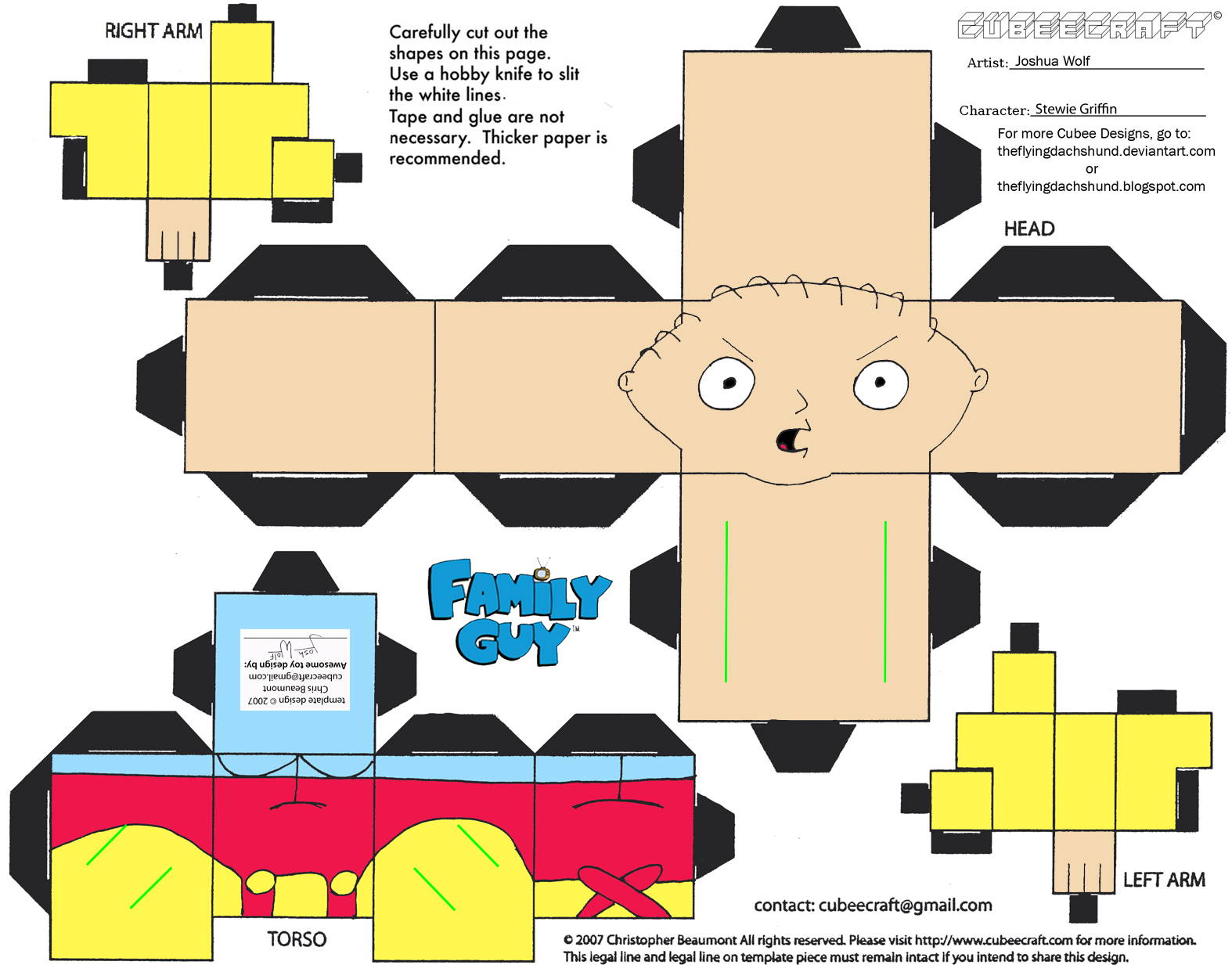 FG1: Stewie Griffin Cubee by TheFlyingDachshund on DeviantArt