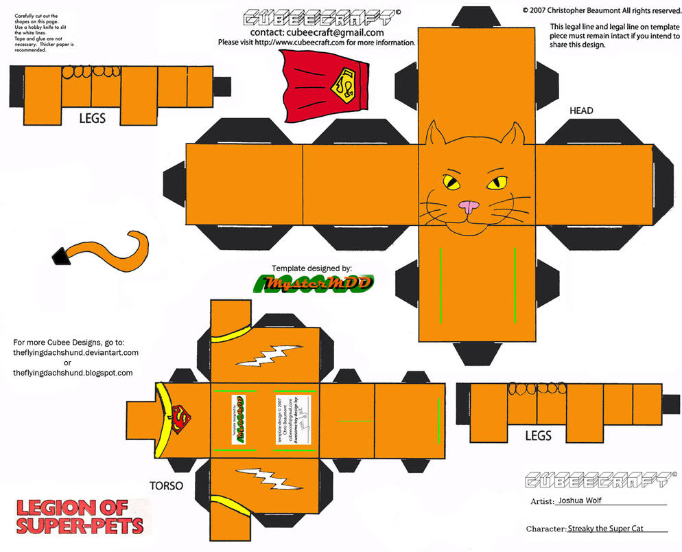 DC SH48: Streaky the Super-Cat Cubee by TheFlyingDachshund on DeviantArt