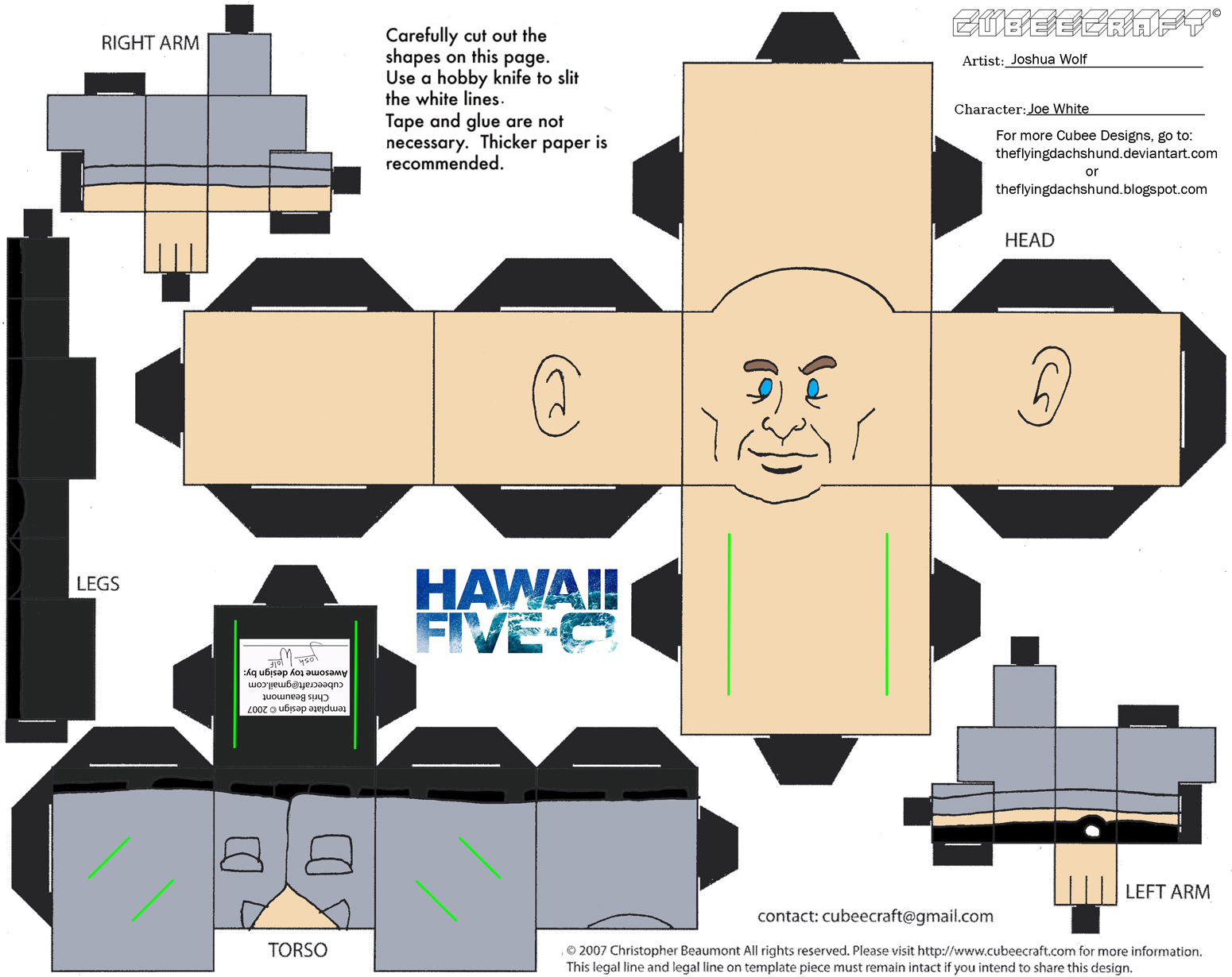 TV Shows Characters Cubee Patterns and Templates on Cubeecraft-Collect ...