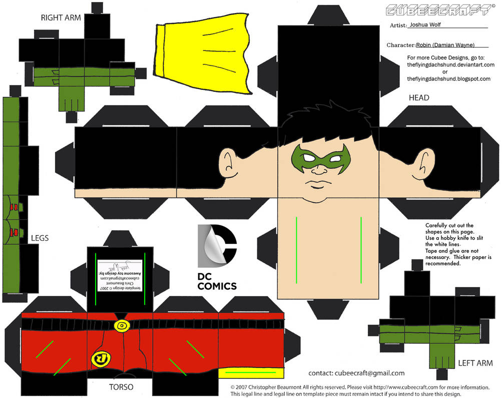DCNU6: Robin Cubee by TheFlyingDachshund on DeviantArt