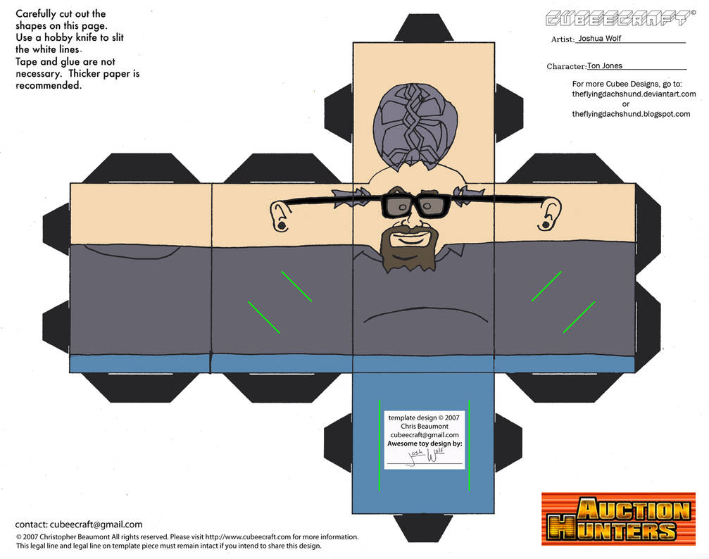 Reality3: Ton Jones Cubee by TheFlyingDachshund on DeviantArt