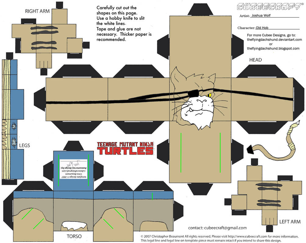 TMNT6: Old Hob Cubee by TheFlyingDachshund on DeviantArt