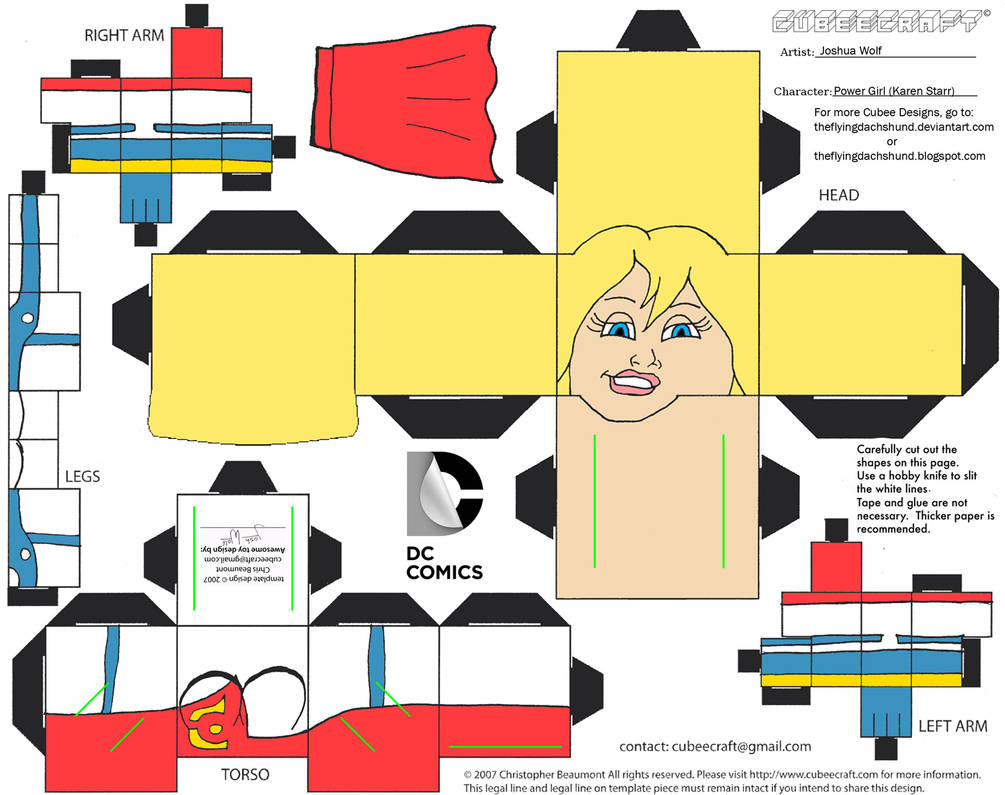 DCNU17: Power Girl Cubee by TheFlyingDachshund on DeviantArt