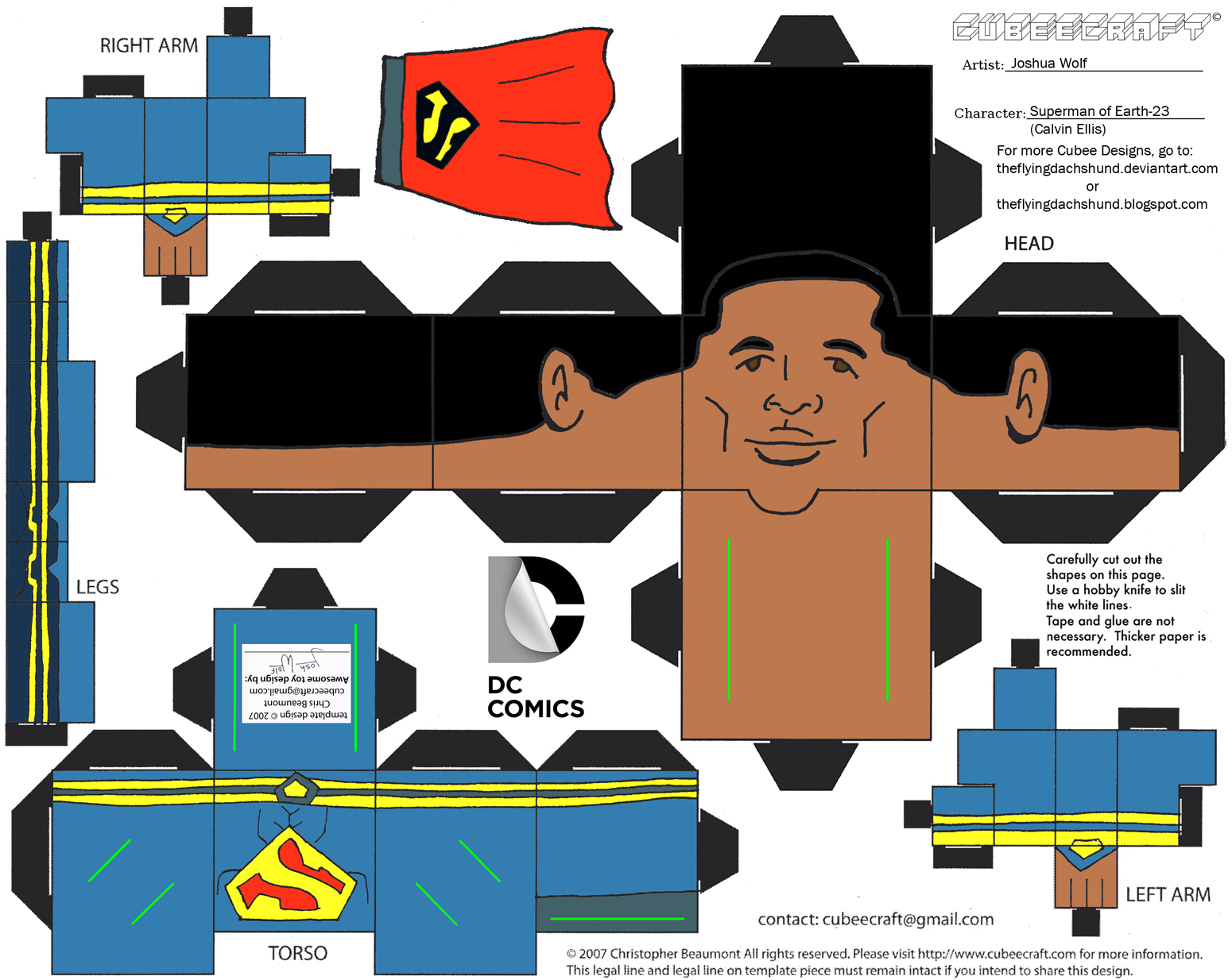 DCNU18: E-23 Superman Cubee by TheFlyingDachshund on DeviantArt