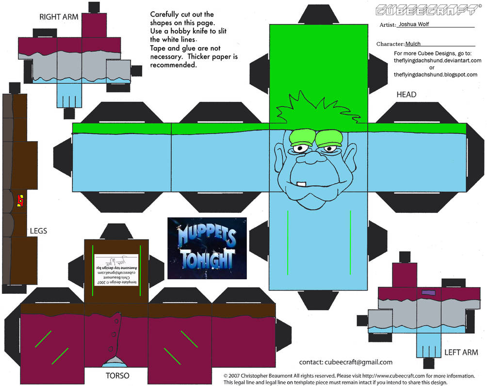 Muppets34: Mulch Cubee by TheFlyingDachshund on DeviantArt