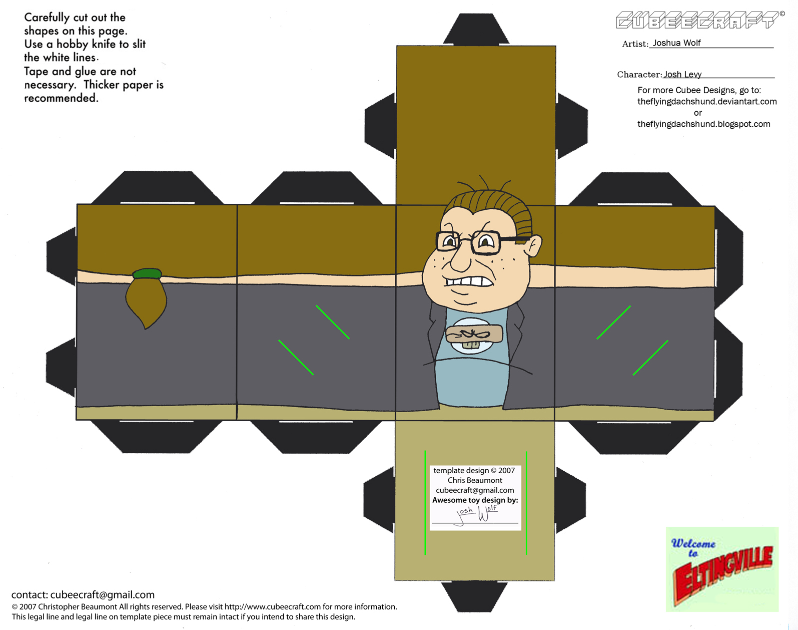 AS15: Josh Levy Cubee by TheFlyingDachshund on DeviantArt