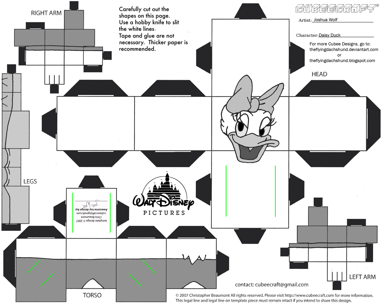 Dis2: Daisy Duck Cubee by TheFlyingDachshund on DeviantArt