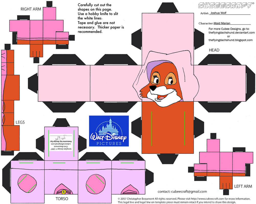 Dis7: Maid Marian Cubee by TheFlyingDachshund on DeviantArt