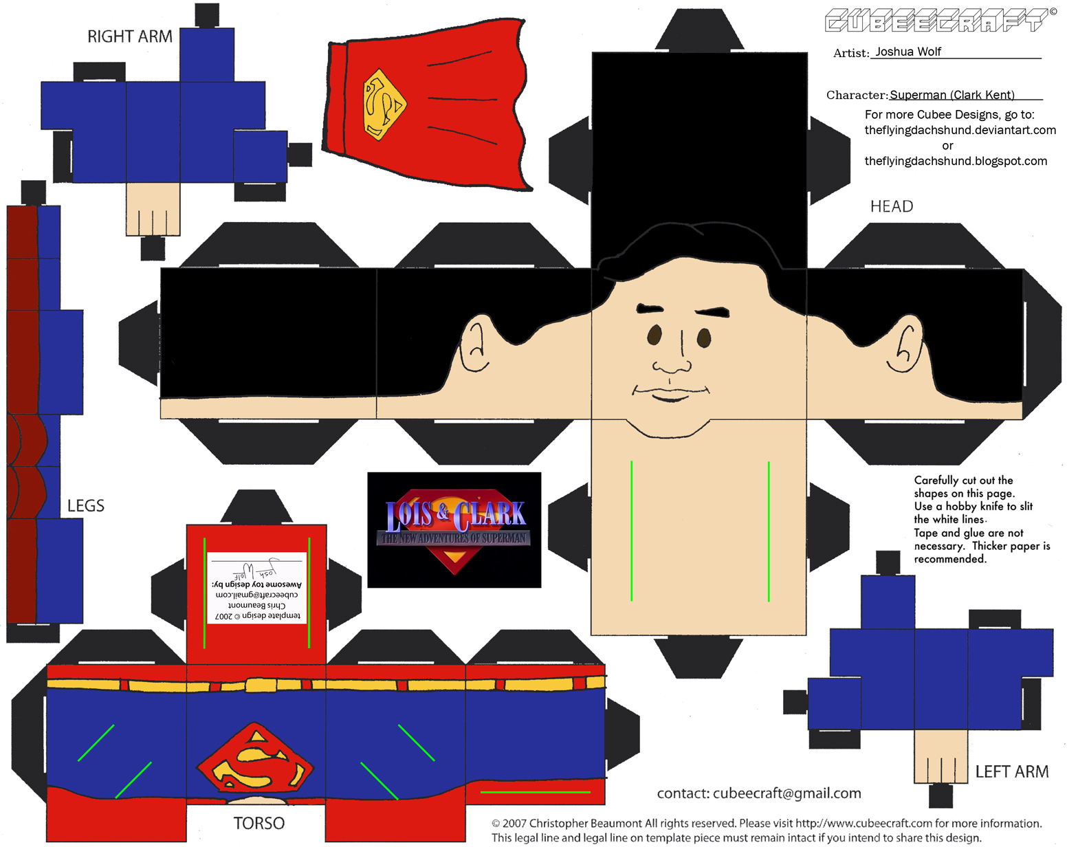 LC2: Superman Cubee by TheFlyingDachshund on DeviantArt