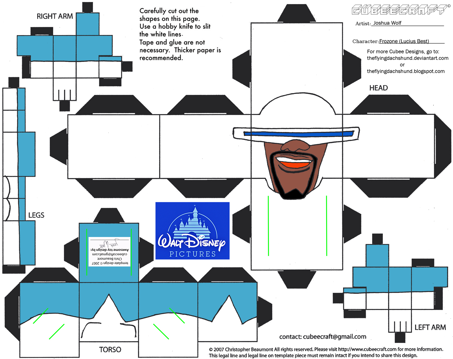 Dis21: Frozone Cubee by TheFlyingDachshund on DeviantArt