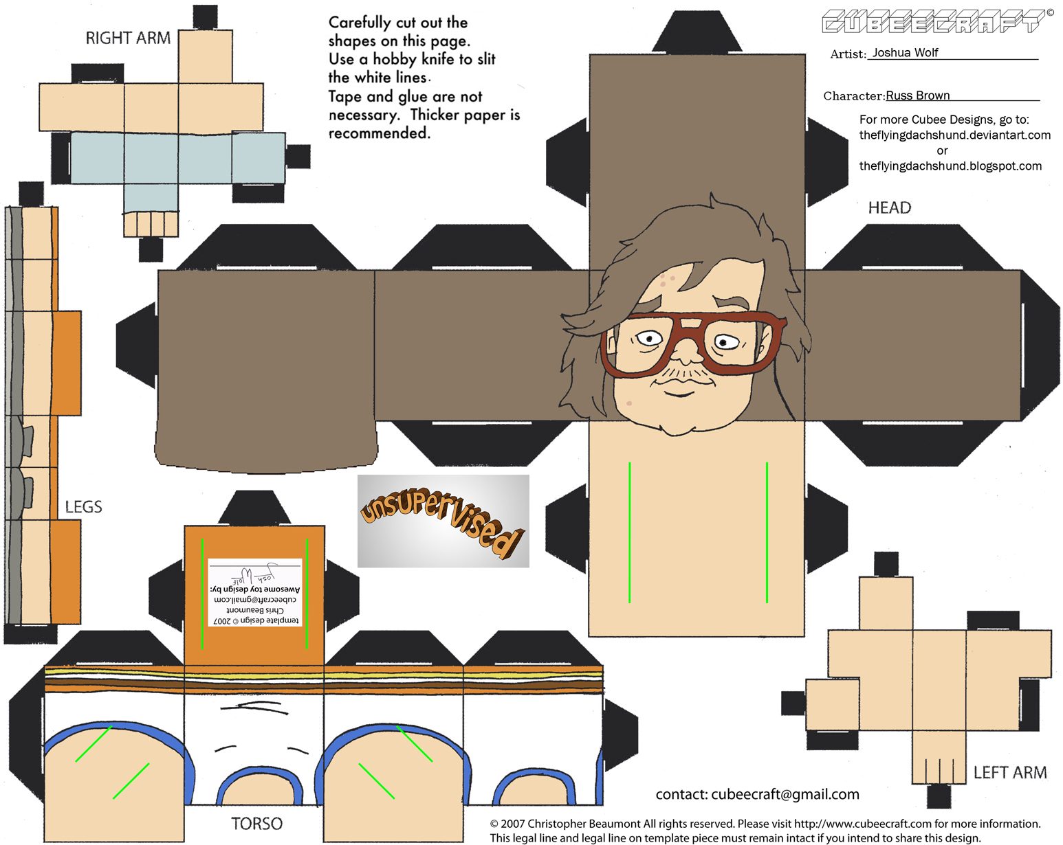 Unsupervised: Russ Brown Cubee by TheFlyingDachshund on DeviantArt