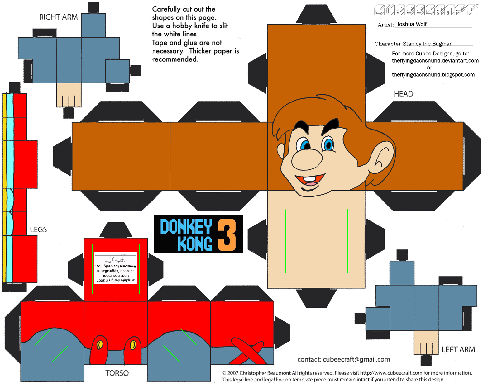 VG15: Stanley the Bugman Cubee by TheFlyingDachshund on DeviantArt