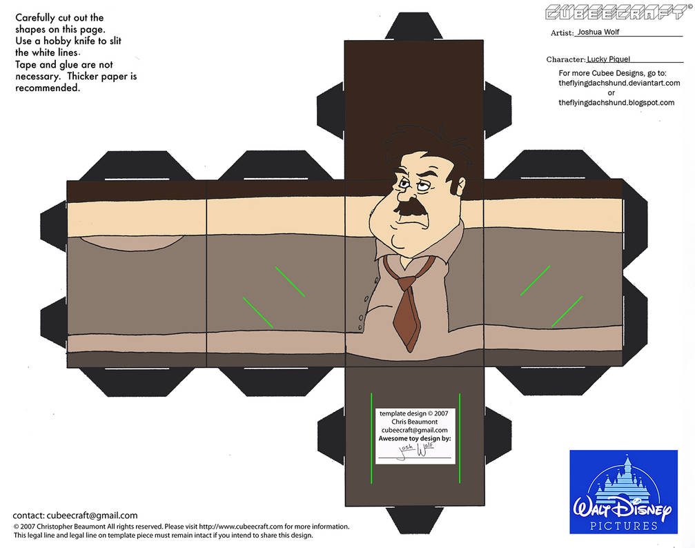 Dis36: Lucky Piquel Cubee by TheFlyingDachshund on DeviantArt