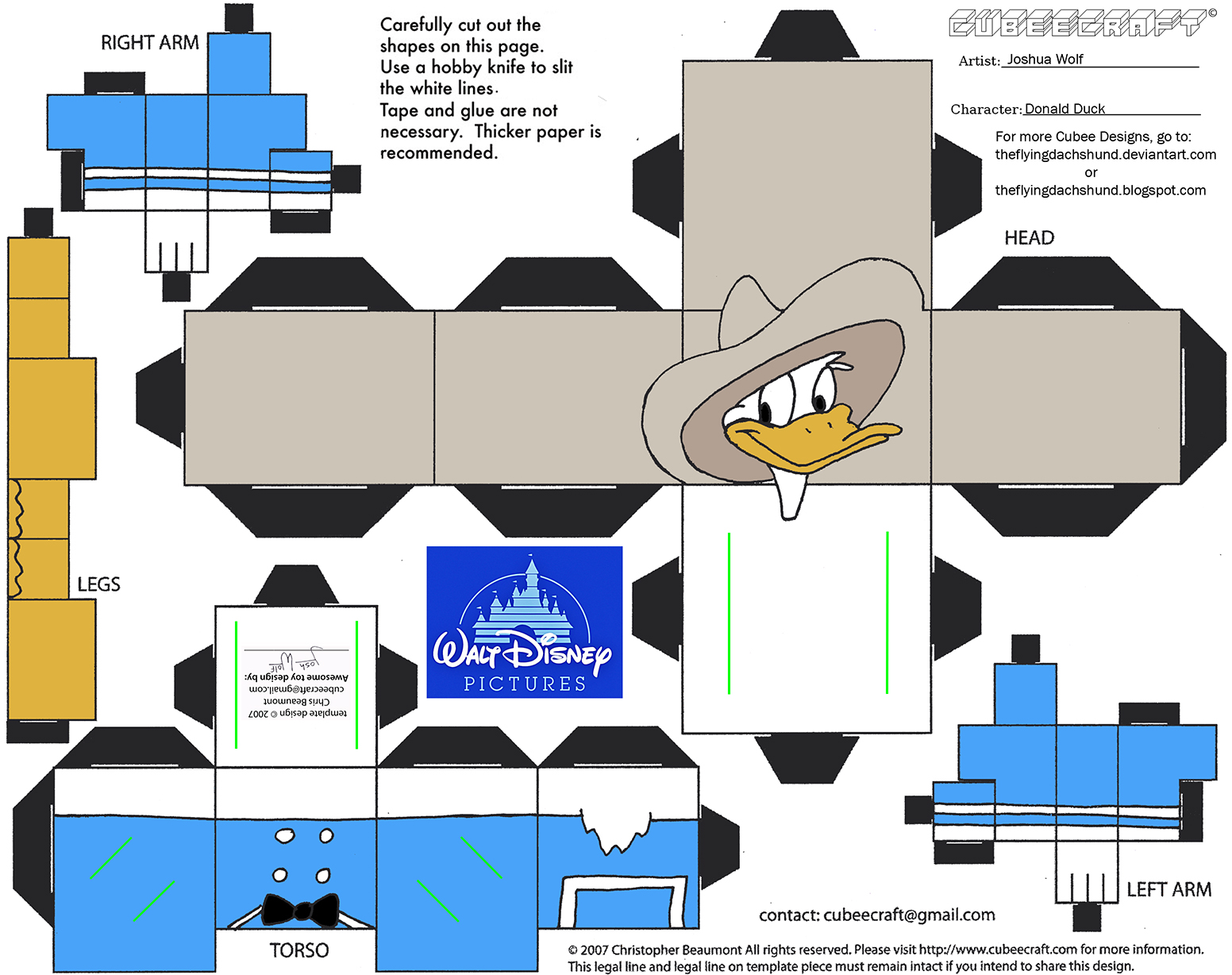 Dis49: Donald Duck Cubee by TheFlyingDachshund on DeviantArt