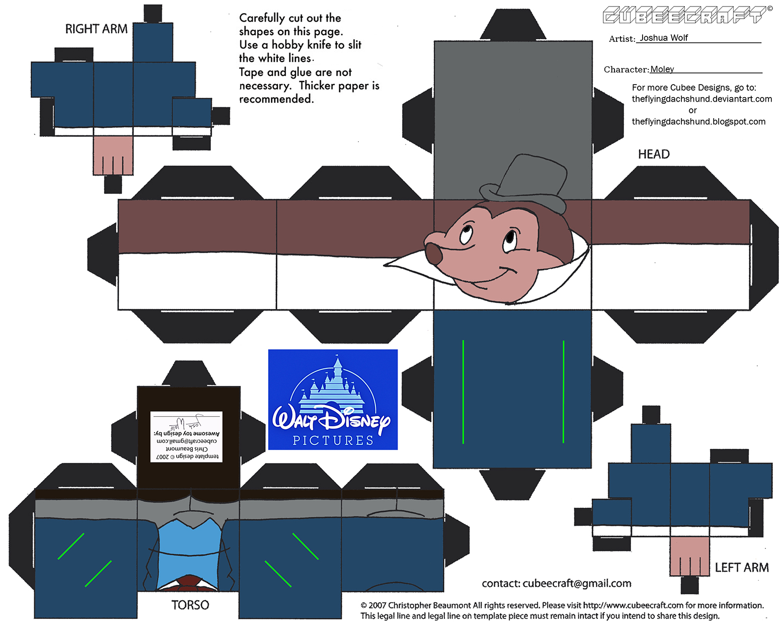 Dis50: Moley Cubee by TheFlyingDachshund on DeviantArt