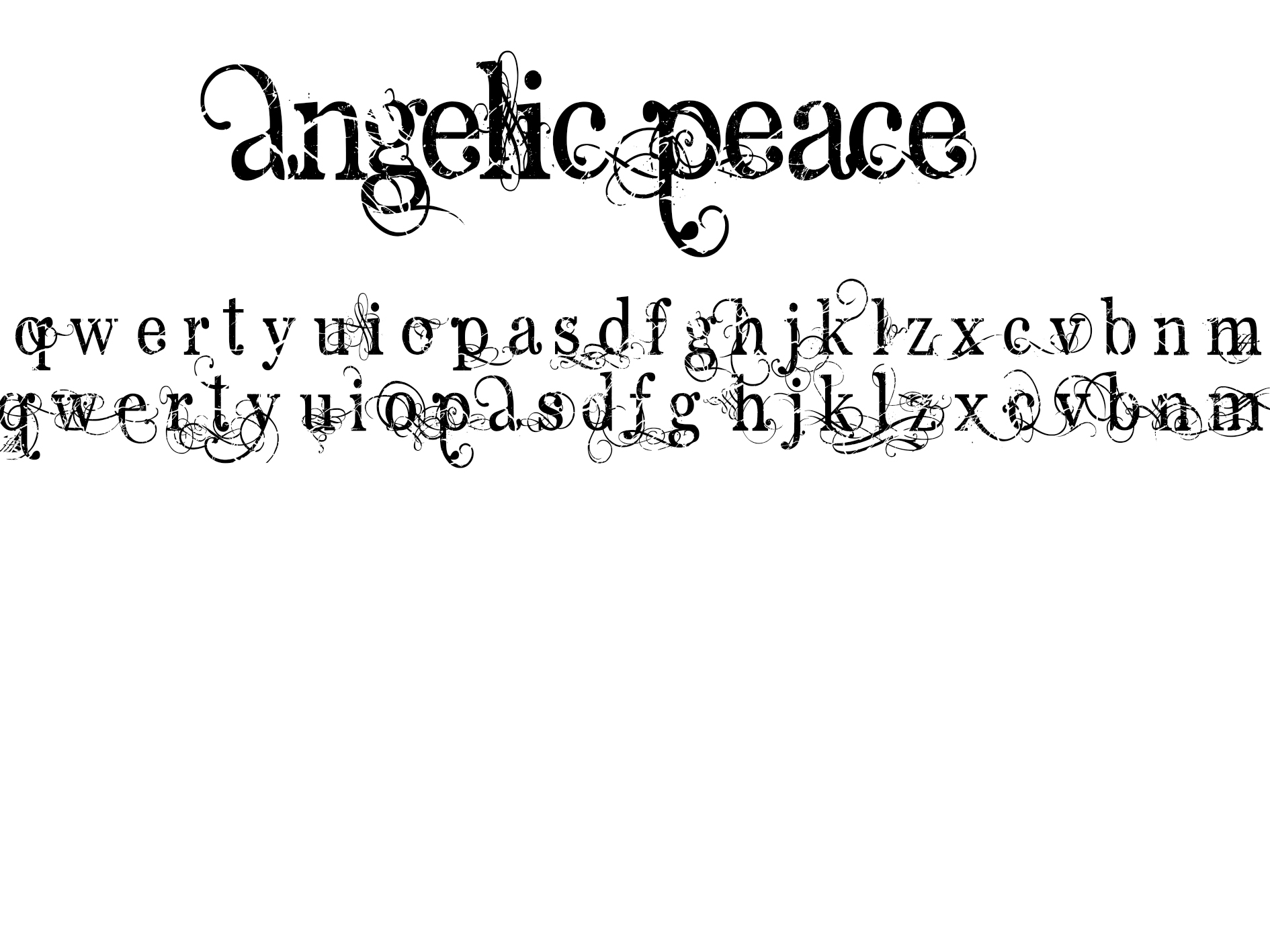 Angelic Peace font by nudibear on DeviantArt