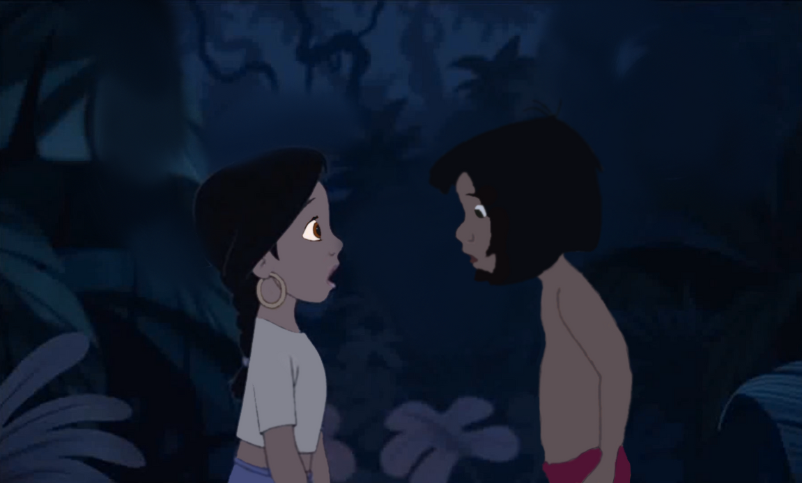 Mowgli And Shanti Nighttime By Swedishhero94 On Deviantart