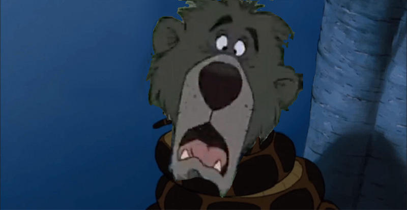 Baloo being wrapped up by Kaa (gif) by Swedishhero94 on DeviantArt